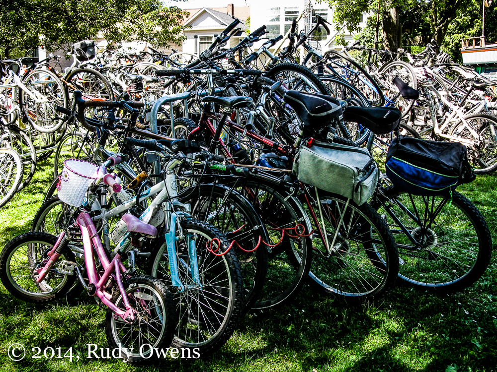 Crowded bike racks are always a welcomed sight | What Beautiful Light
